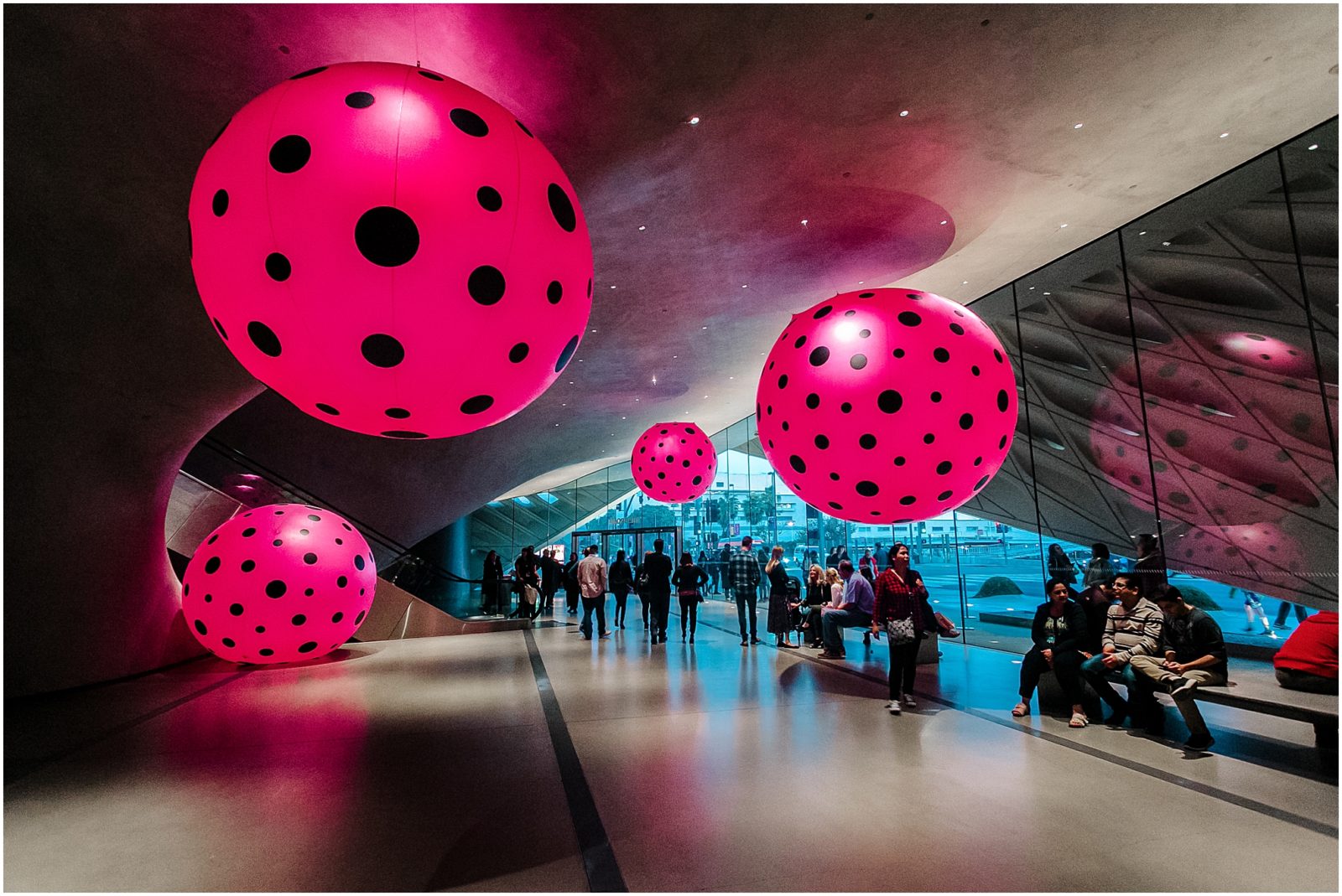 Infinity Mirror Rooms at the Broad Museum