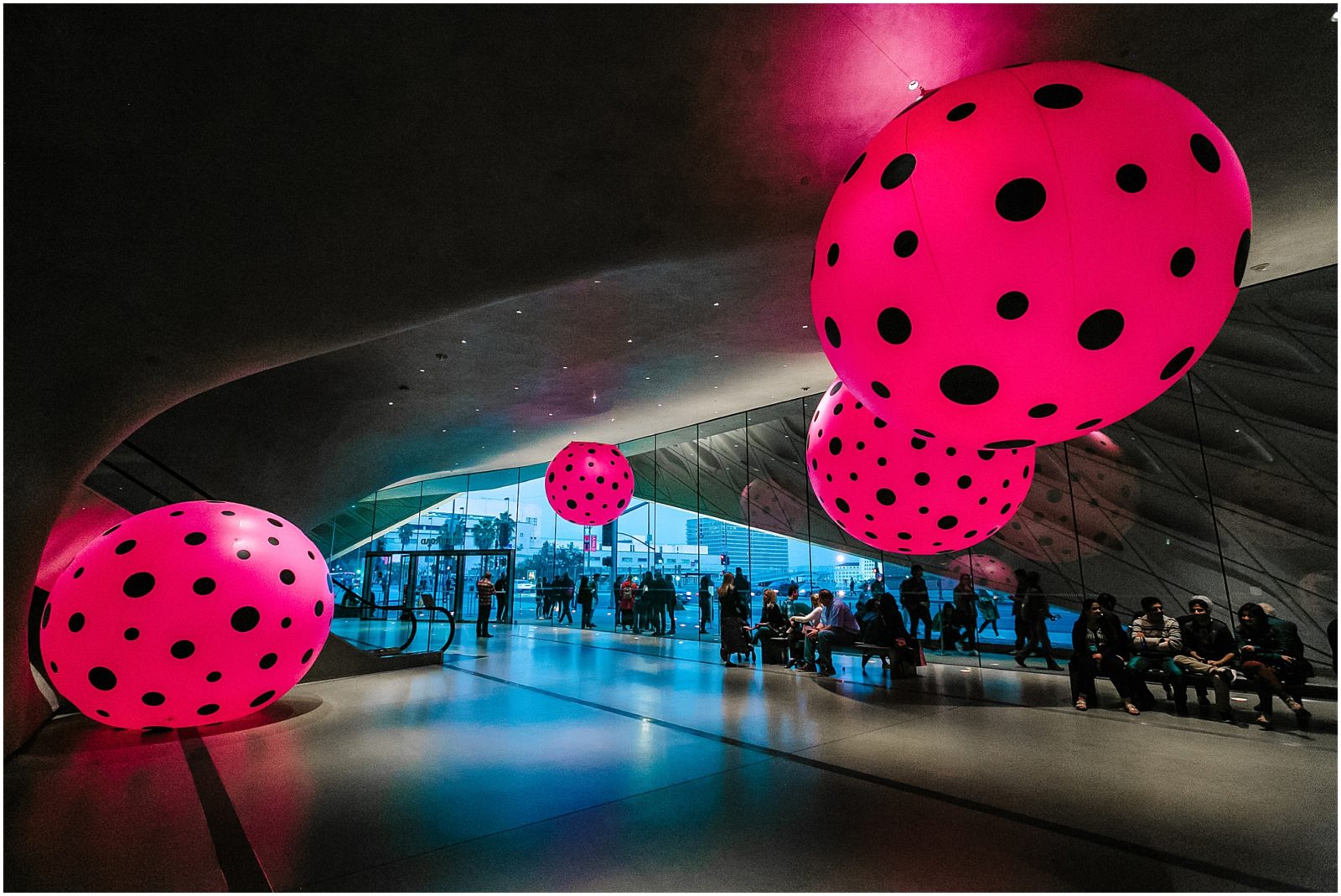 Infinity Mirror Rooms at the Broad Museum