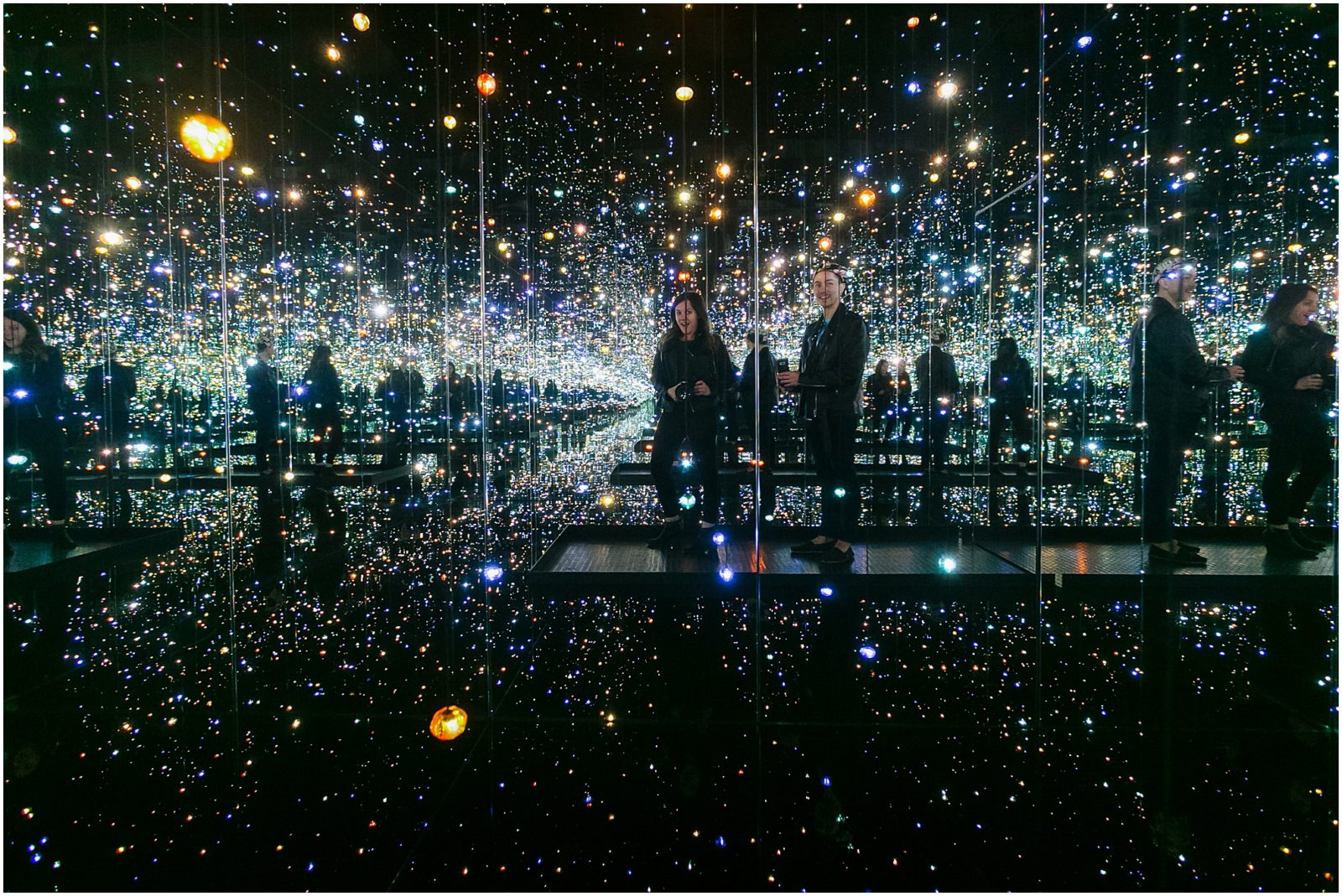 Infinity Mirror Rooms at the Broad Museum