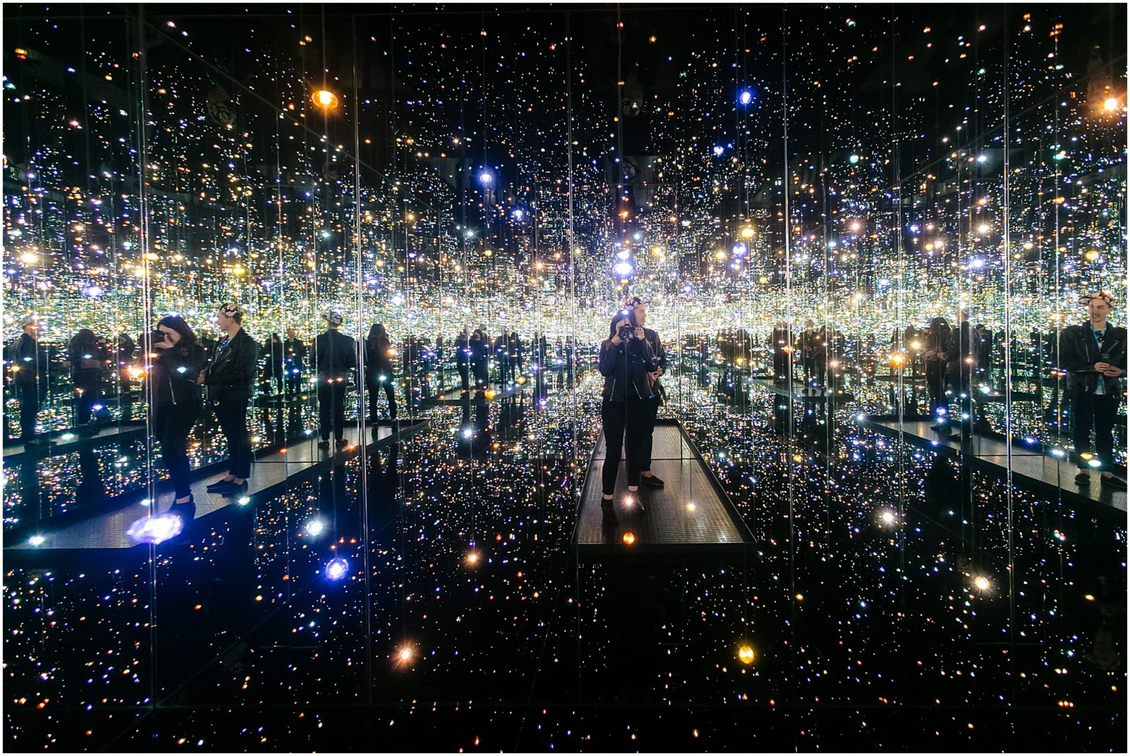 Infinity Mirror Rooms at the Broad Museum