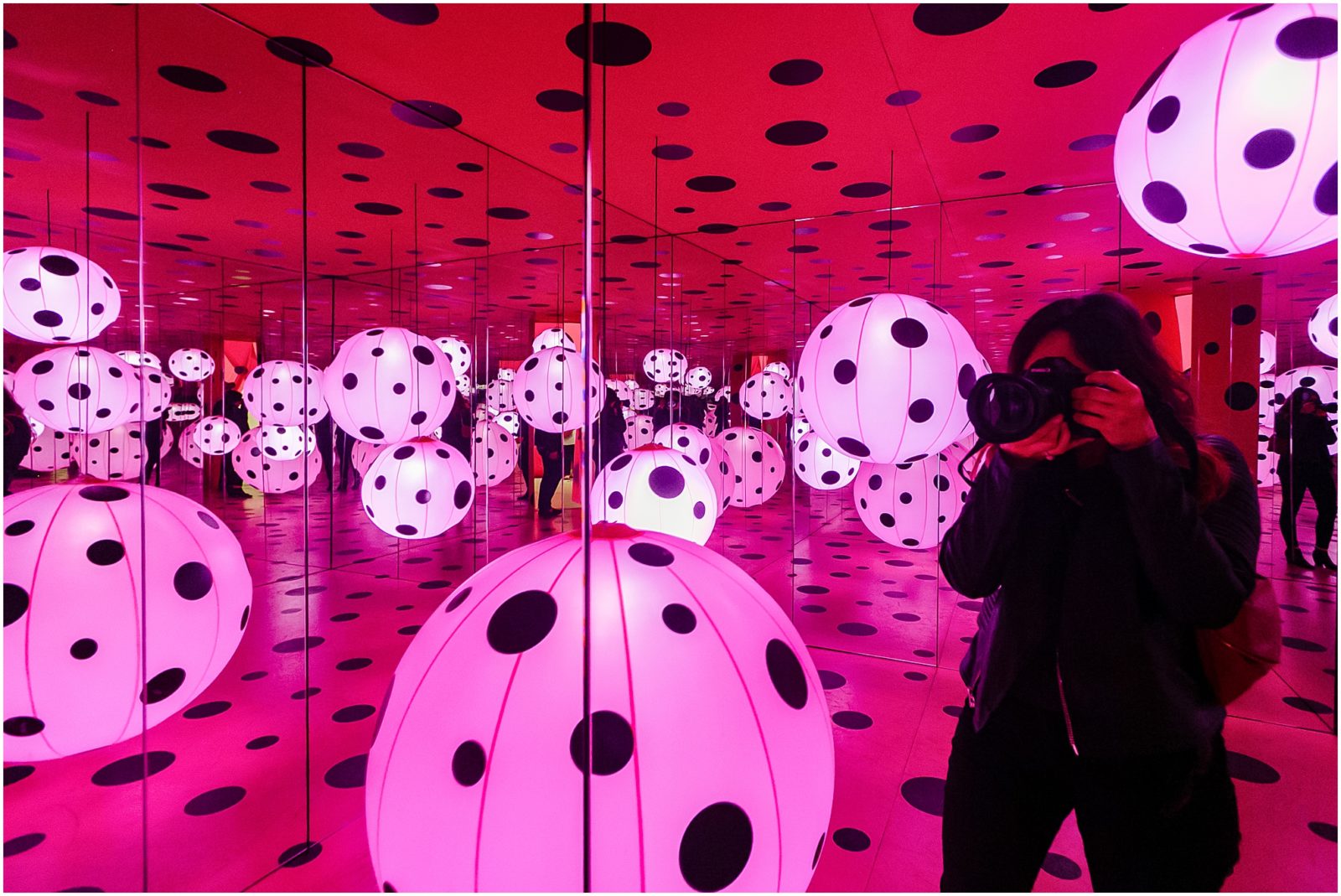 Infinity Mirror Rooms at the Broad Museum