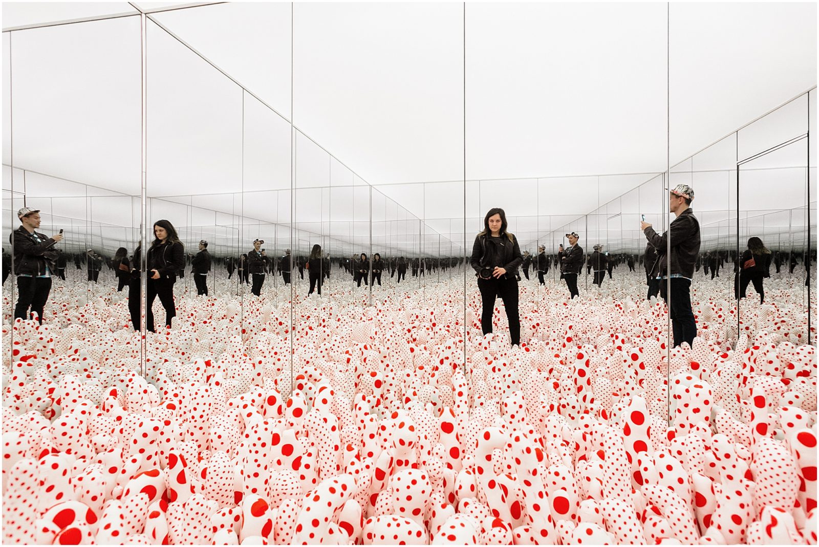 Infinity Mirror Rooms at the Broad Museum